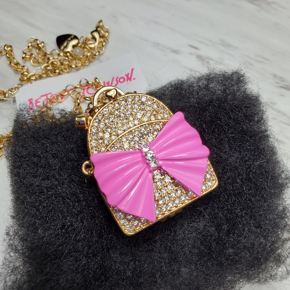 Betsey Johnson | Jewelry | Betsey Johnson Bling School Backpack ...